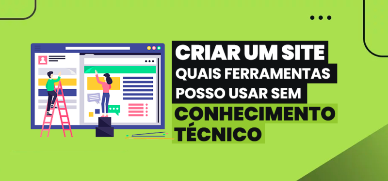 Ferramentas de criação sites para iniciantes